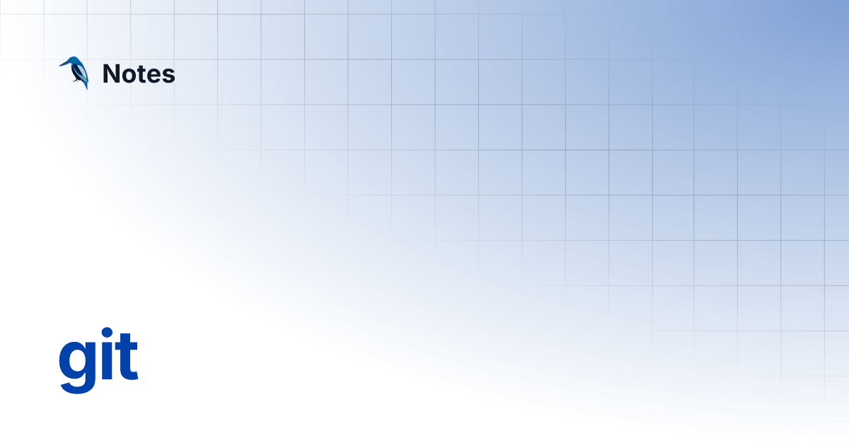 git | Notes